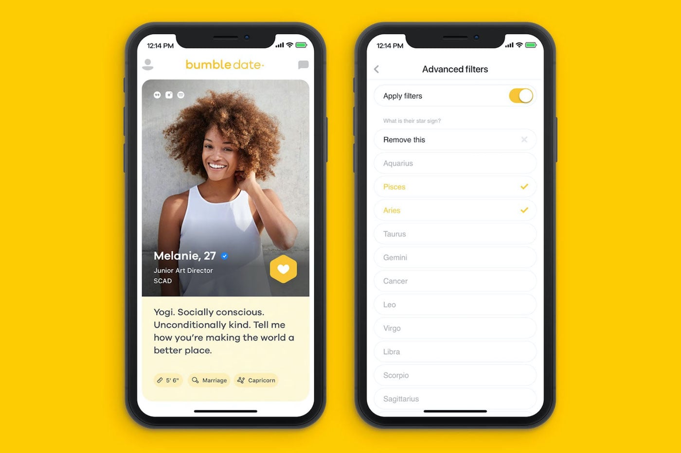 Bumble、ストーカーやその他の悪者を阻止する機能を発表 - 世界の顔