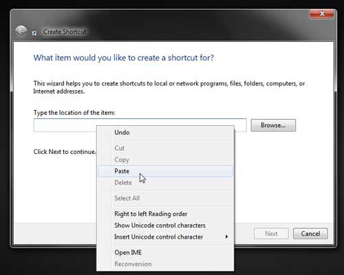 Windows 7 で Web サイトのデスクトップ ショートカットを作成する方法 - 世界の顔