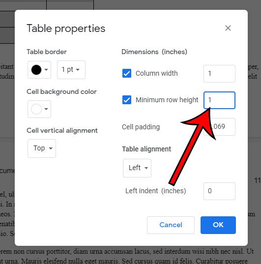 Google ドキュメントの表の行の高さを設定する方法 - 世界の顔