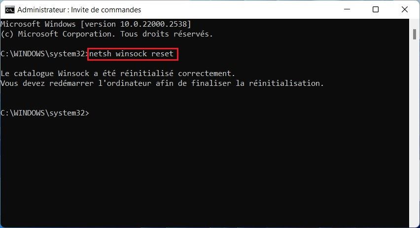 Windows 11/10でWinsockをリセットする方法 - 世界の顔
