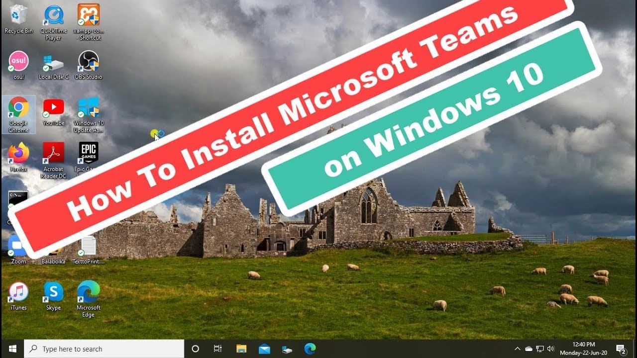 Windows 10 に Microsoft Teams をインストールする