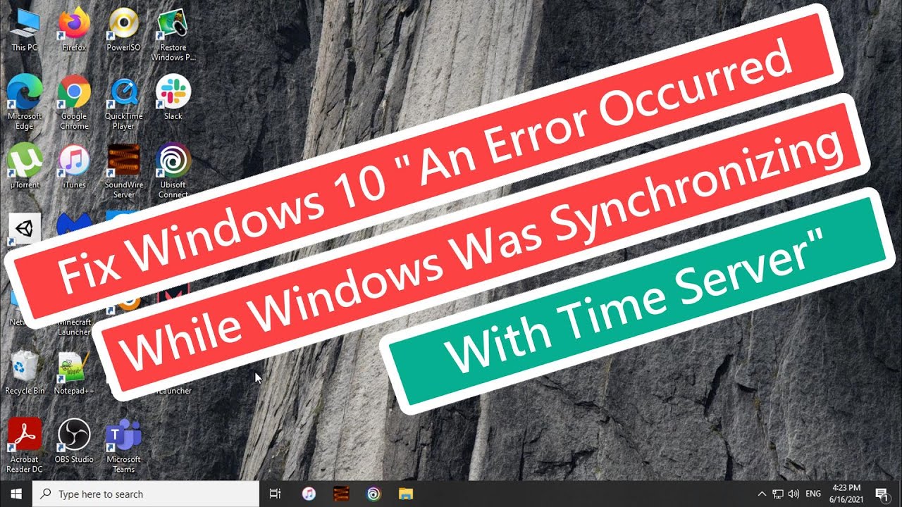 Windows 10の時刻同期エラーの解決策
