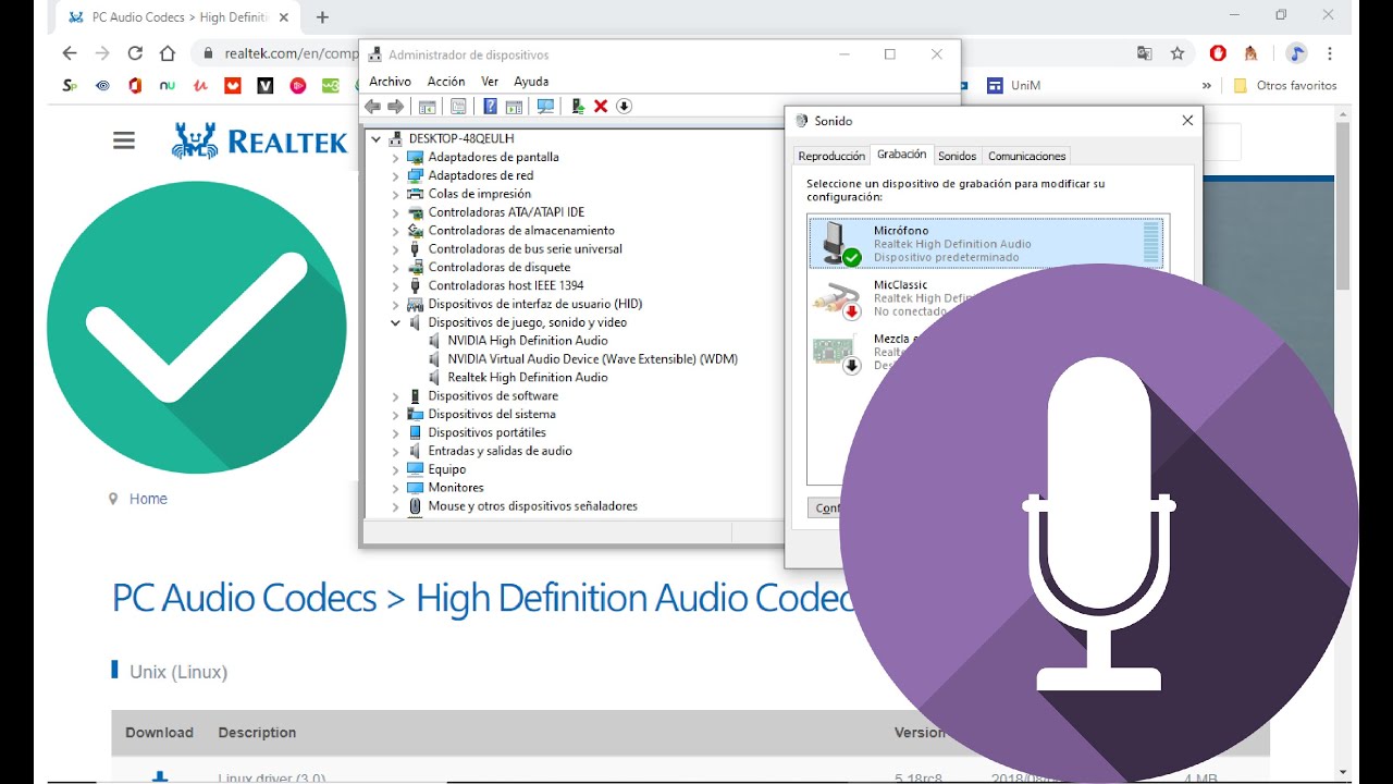 Realtek High Definition Audio マイク Windows 10 を設定する方法 - 世界の顔
