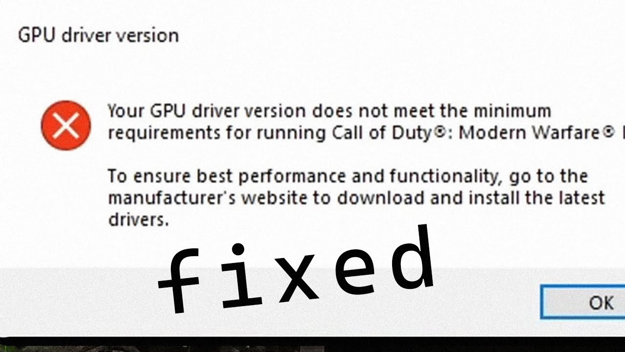 Windows 11 上の Modern Warfare 2 における GPU ドライバーのバージョン エラーを修正 - 世界の顔