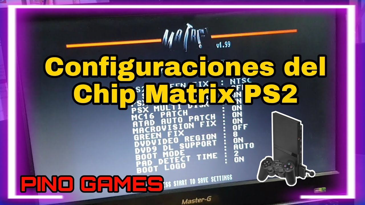 Matrix Infinity 1.99 PS2を構成する方法 - 世界の顔