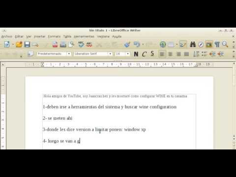 canaima 3.0 でワインを設定する方法 - 世界の顔