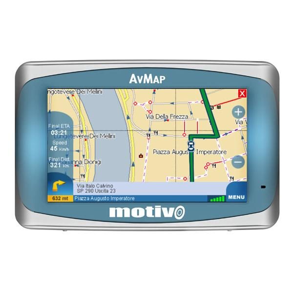 AvMap Motivo データシート - ヨーロッパ - 世界の顔